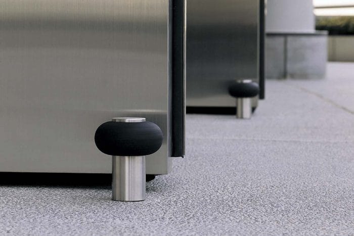 Heavy Duty Floor Mounted Door Stop - Bellevue Architectural
